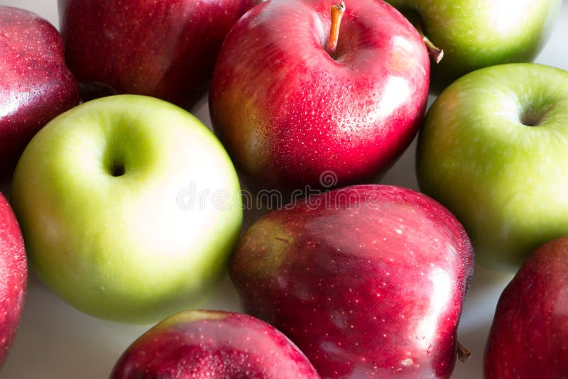 Group of apples stock photo. Image of fruit, sliced, apple - 76716250