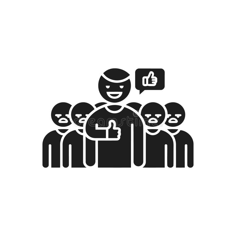 Group Approval Cheers Icon stock vector. Illustration of vector - 361856717