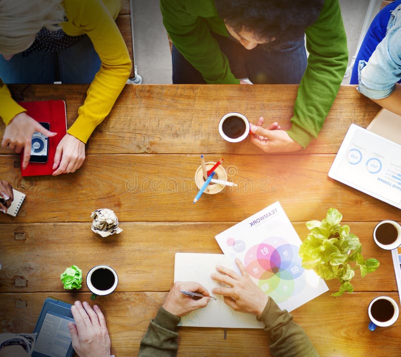 Group of Architect and Engineer Discussion Stock Image - Image of ...