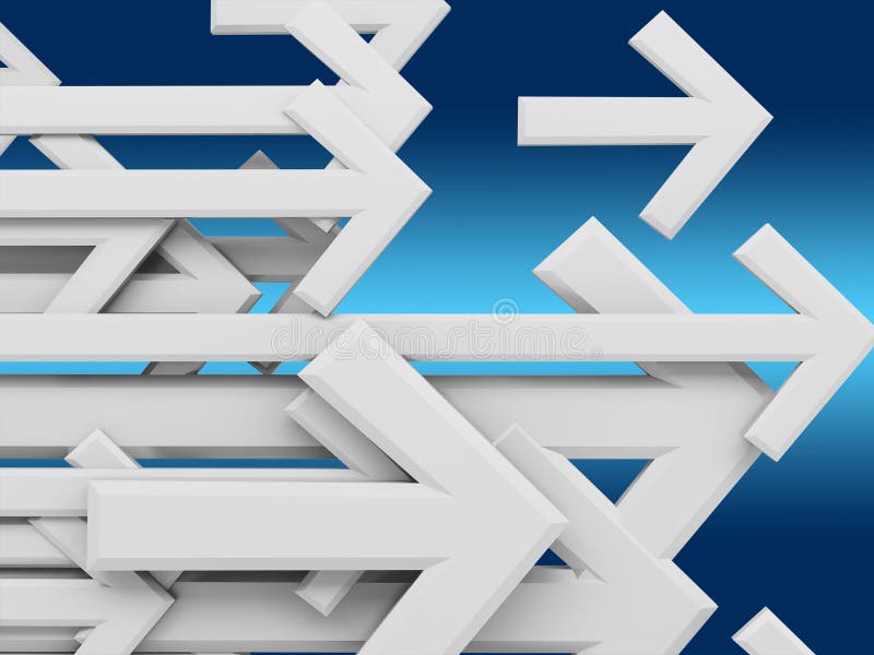 Group of arrows stock illustration. Illustration of arrows - 19616336