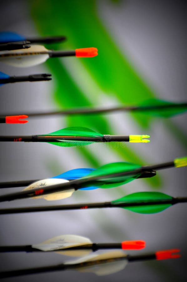 Archery Contest Target Coat of Arms Arrows Archer Stock Photo - Image ...