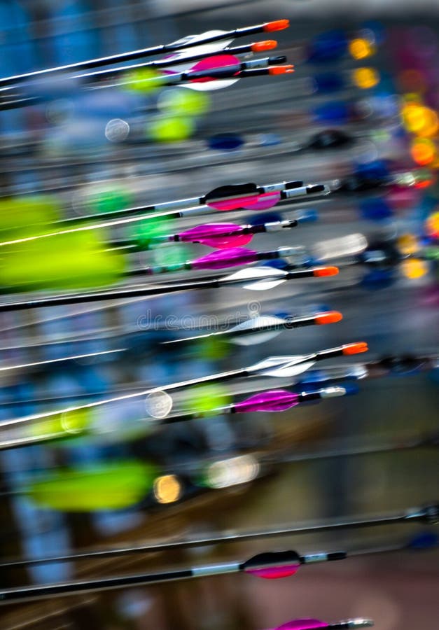 Archery Competition Target Coat of Arms Arrows Archer Sight Stock Image ...