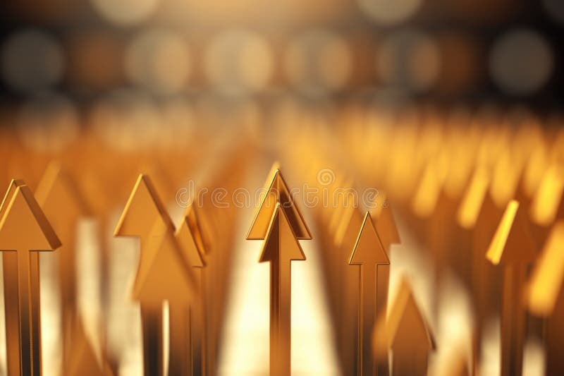 A Group of Arrows Standing in a Row, Suitable for Business or ...