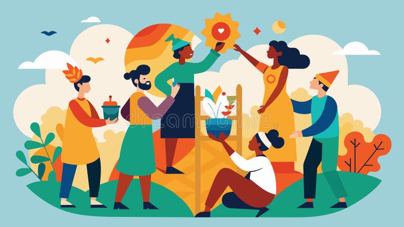 A Group of Artists are Creating a Collaborative Mural Each ...