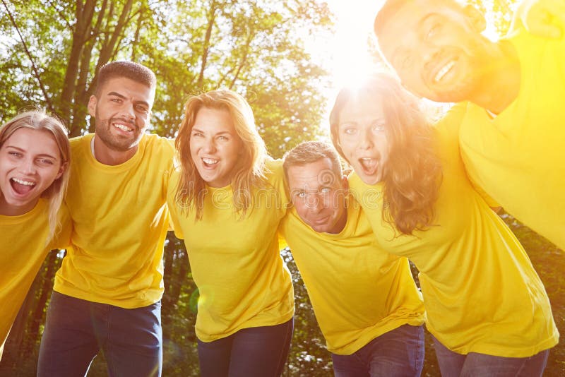 Group As a Team in Hug To Motivation Stock Photo - Image of friendship ...