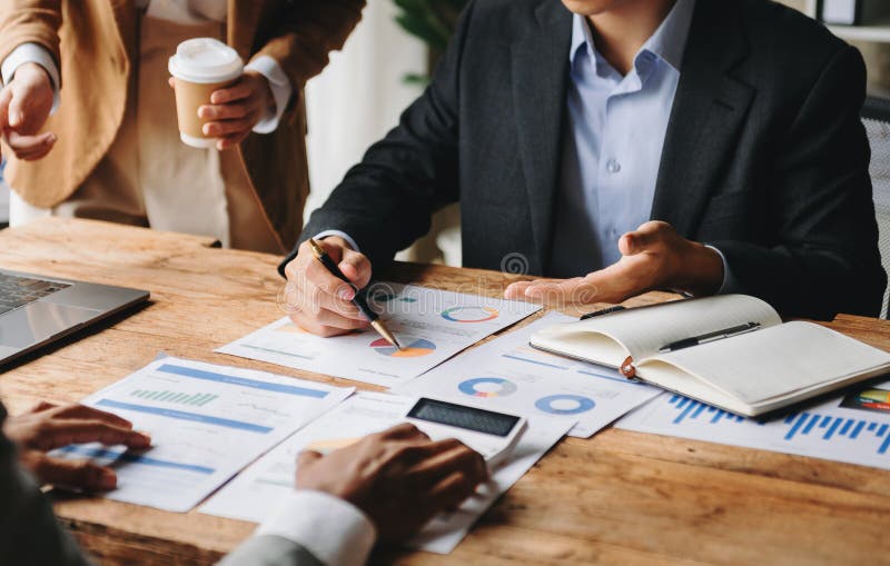 Group of Asian Business Meeting in Planning Design in Creative Business ...