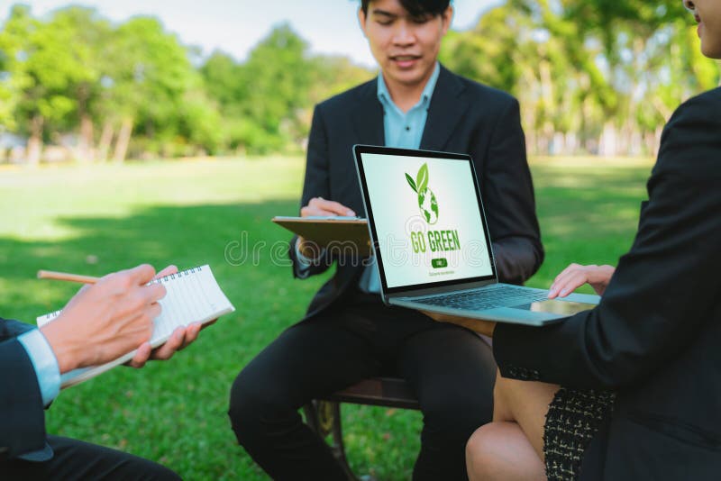 Group of Asian Business People with Strong Teamwork at Outdoor Office ...