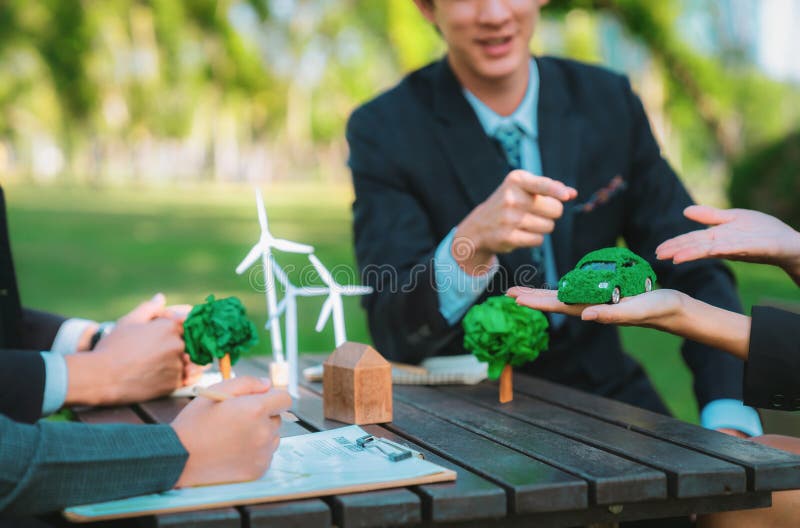Group of Asian Business People with Strong Teamwork at Outdoor Office ...