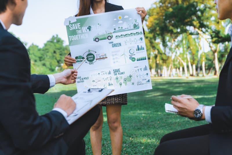 Group of Asian Business People with Strong Teamwork at Outdoor Office ...