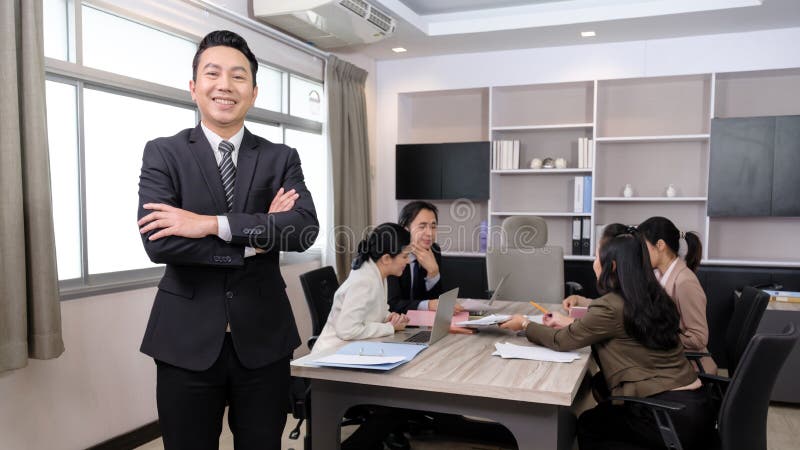 Group of Asian Business People Stock Photo - Image of colleagues ...