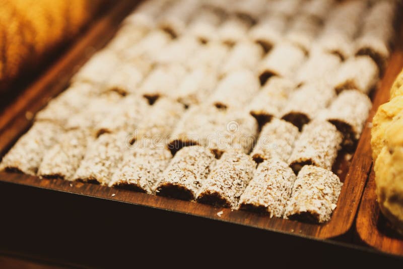 Group of Assorted Cookies. Chocolate Chip, Oatmeal Raisin, White ...