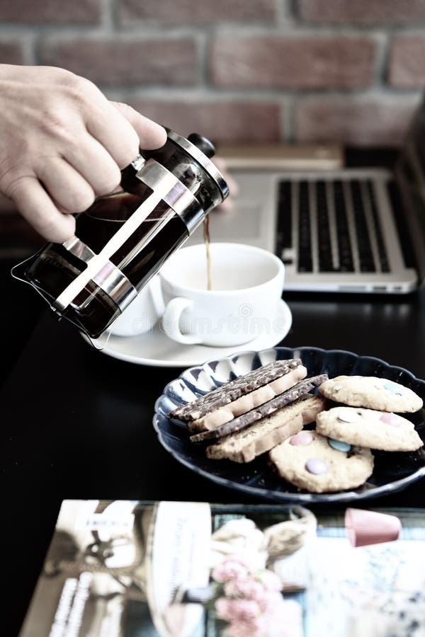 Group of Assorted Cookies. Chocolate Chip, Oatmeal Raisin, White ...