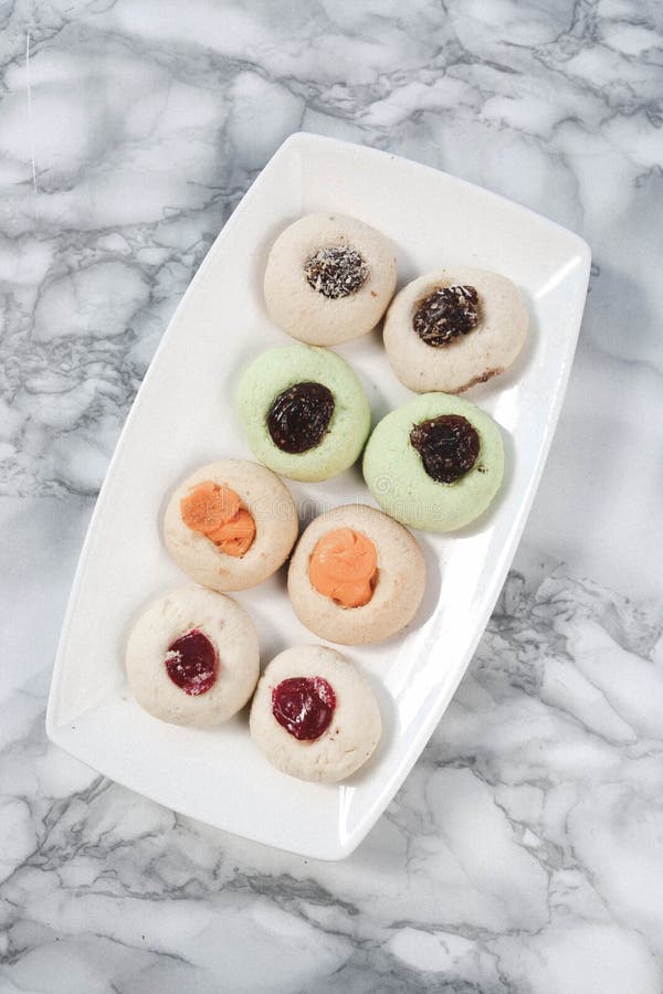 Group of Assorted Cookies. Chocolate Chip, Oatmeal Raisin, White ...