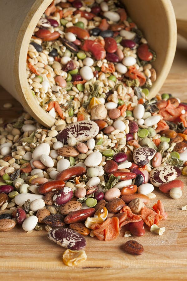 Group of Assorted Dry Beans Stock Image - Image of uncooked ...