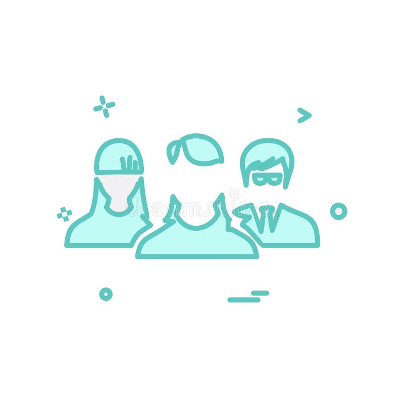 Group Avatar Icon Design Vector Stock Vector - Illustration of avatar ...