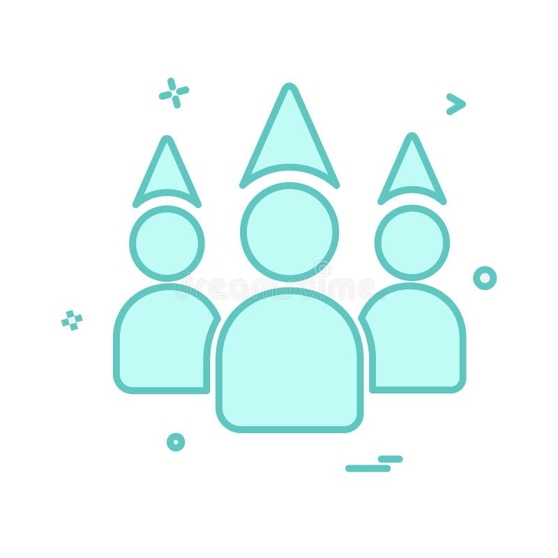 Group Avatar Icon Design Vector Stock Vector - Illustration of graphic ...