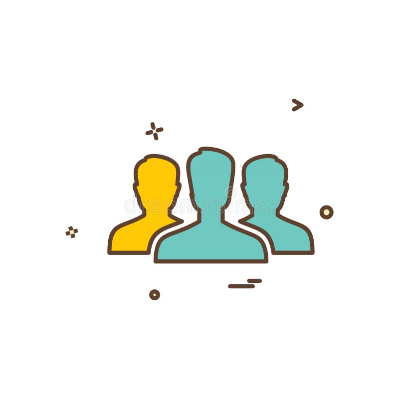 Group Avatar Icon Design Vector Stock Vector - Illustration of element ...