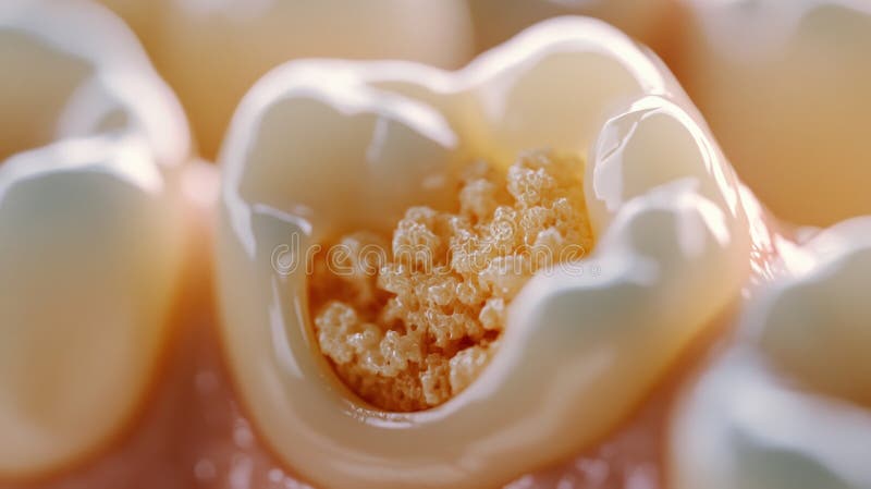 A Group of Bacteria Attacks the Teeth and Cavities Full of Bacteria ...