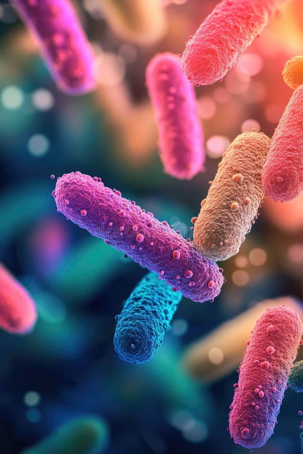 Group of bacteria close-up stock image. Image of germs - 388883407