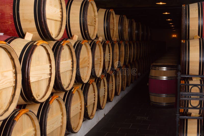 Group of barrels stock photo. Image of winemaking, france - 10492970