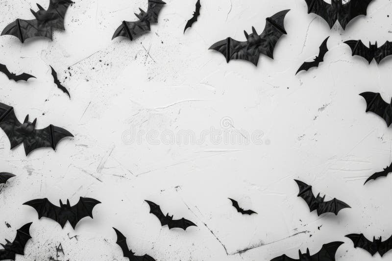 A Group of Bats in Flight, Mid-air Stock Photo - Image of evening ...