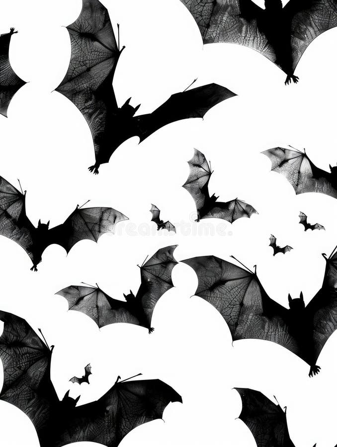 Bats in flight stock image. Image of aerial, education - 382836157