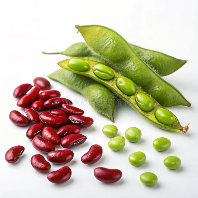 A group of beans and beans stock illustration. Illustration of tree ...