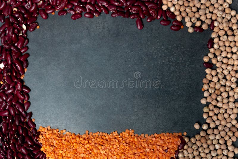 Group of beans stock photo. Image of assortment, lentils - 71117738