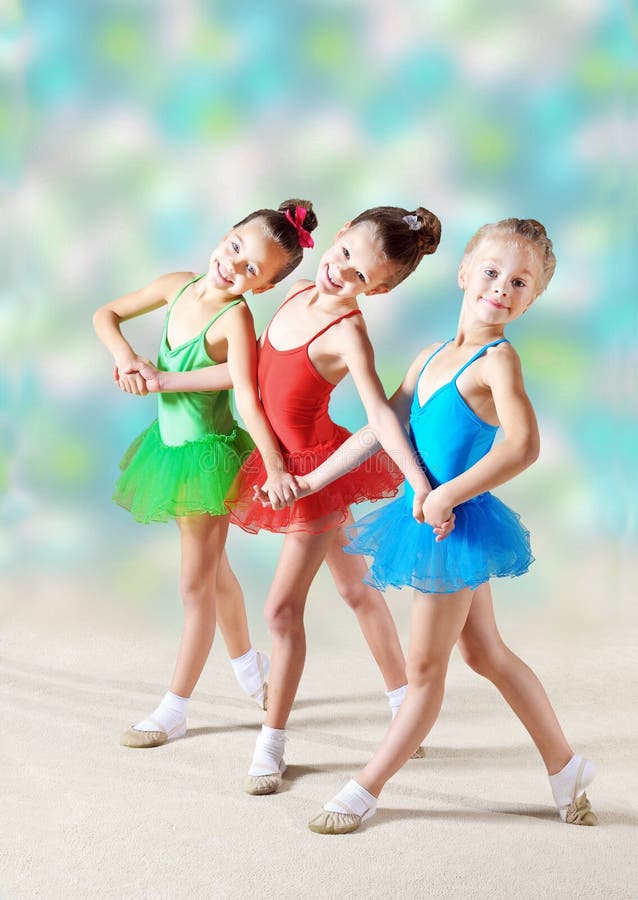 Group of Beautiful Ballerinas Stock Image - Image of dancer, kids: 60659075