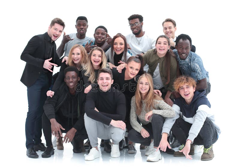 Group of Beautiful Young People Stock Image - Image of descent, friends ...