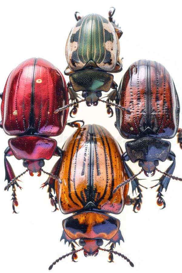A Group of Beetles Sitting on Top of Each Other. Perfect for ...