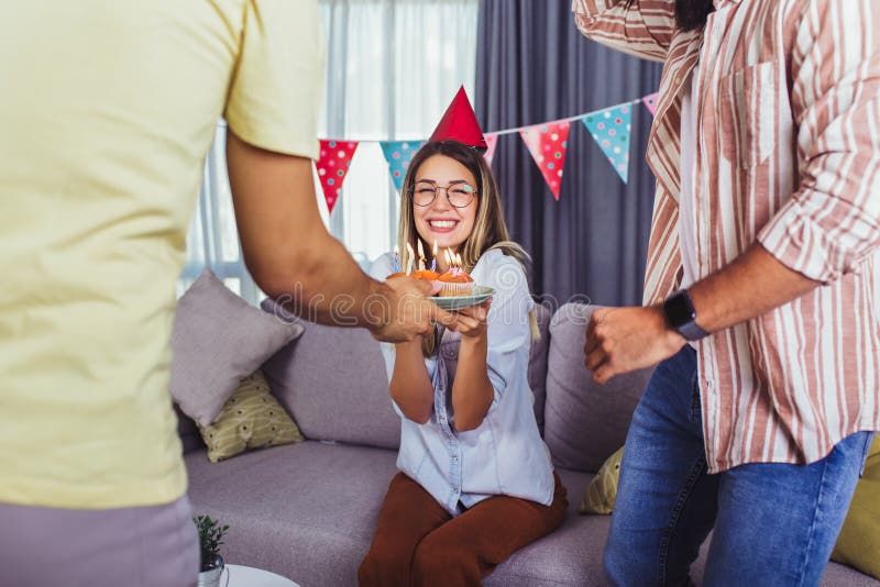 Group of Best Friends at Party. Celebration,friends, Party and Birthday ...