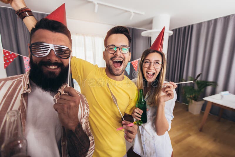 Best Friends at Party. Celebration,friends, Party and Birthday Concept ...