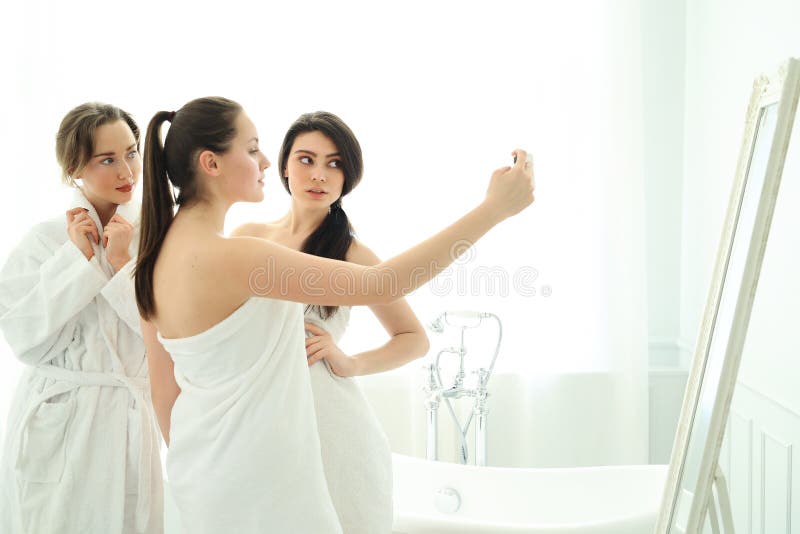 Women in spa stock photo. Image of relaxation, skin - 143926858