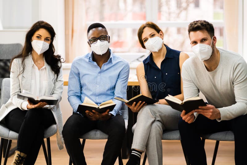 Group Bible Study and Discipleship Stock Image - Image of american ...