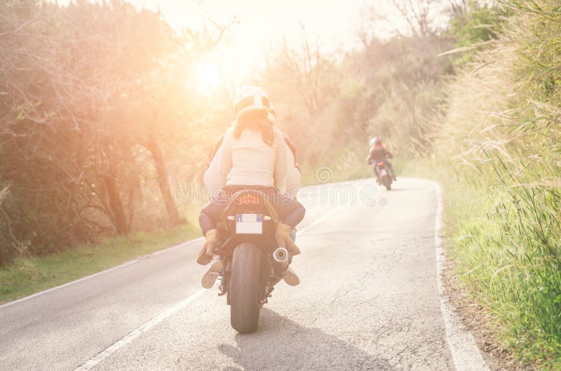 Bikers stock image. Image of happy, adventure, nature - 53076499