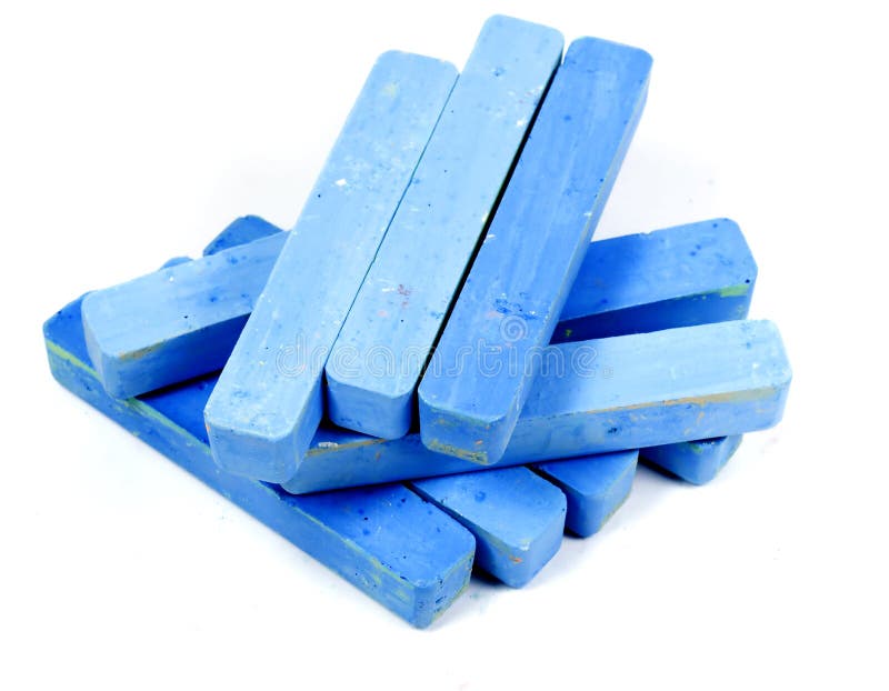 Group Blue Chalk Picture. Image: 8154965
