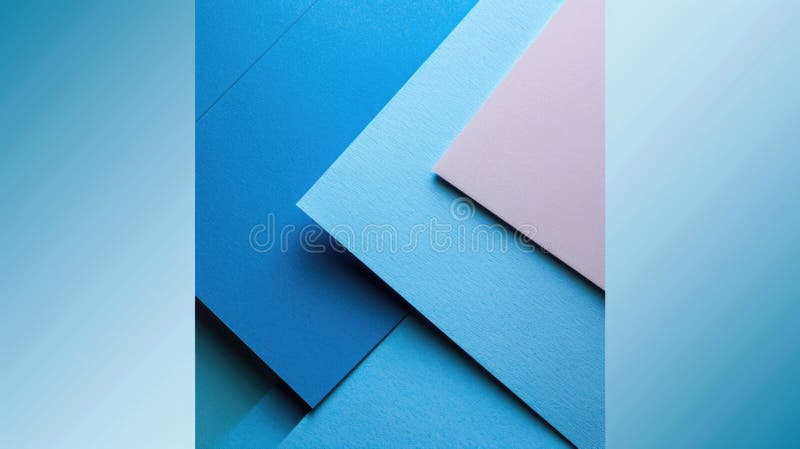 A Group of Blue and Pink Sheets of Paper. Versatile for Various ...