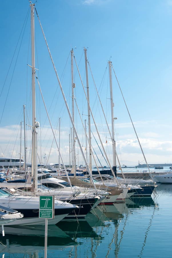 Motor yachts stock image. Image of elegance, bunder, maritime - 28965591