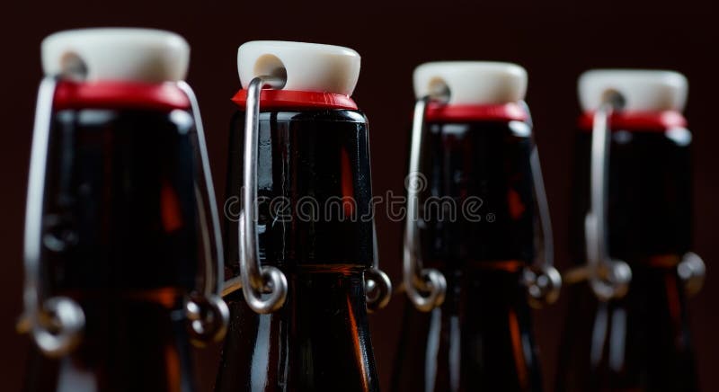The Group of Bottles of Beer Stock Photo - Image of four, drink: 53921004