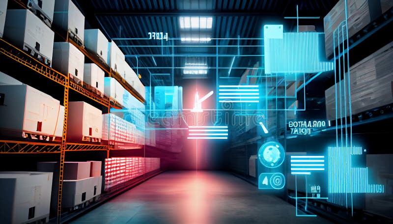 Warehouse Digitalization Stock Illustrations – 62 Warehouse ...