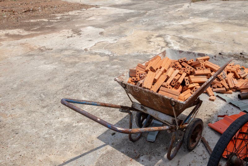 Group of Bricks Square Construction Materials. Bricks Texture and ...