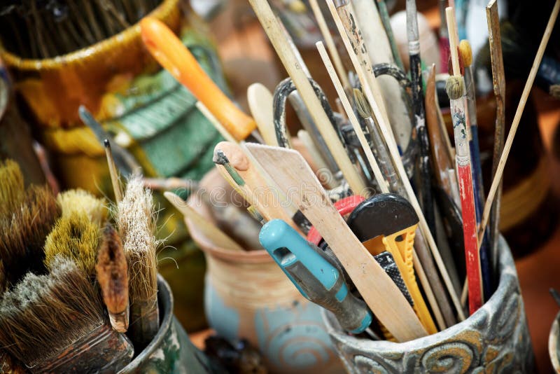 Group of tools stock photo. Image of mound, professional - 114631516