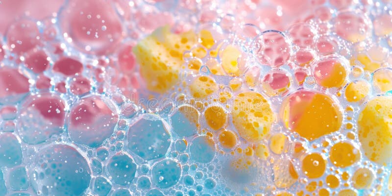 A Group of Bubbles at Different Stages of Inflation and Popping ...