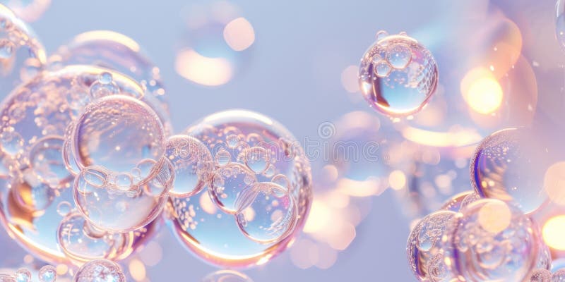 Group of Bubbles Floating in the Air Stock Image - Image of fragile ...