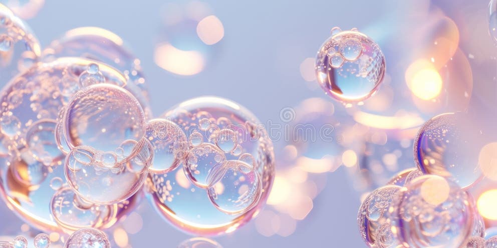 Group of Bubbles Floating in the Air Stock Image - Image of fragile ...