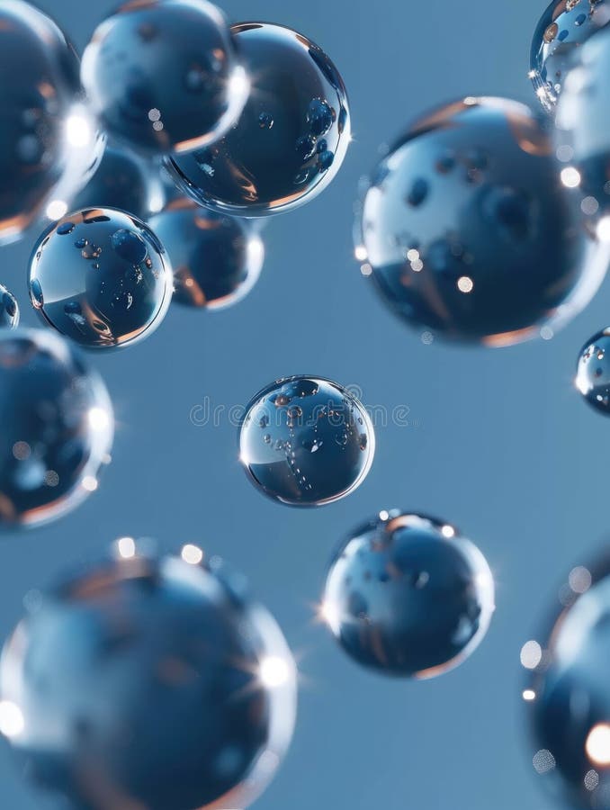A Group of Bubbles Suspended in Mid-air, Creating a Whimsical Scene ...