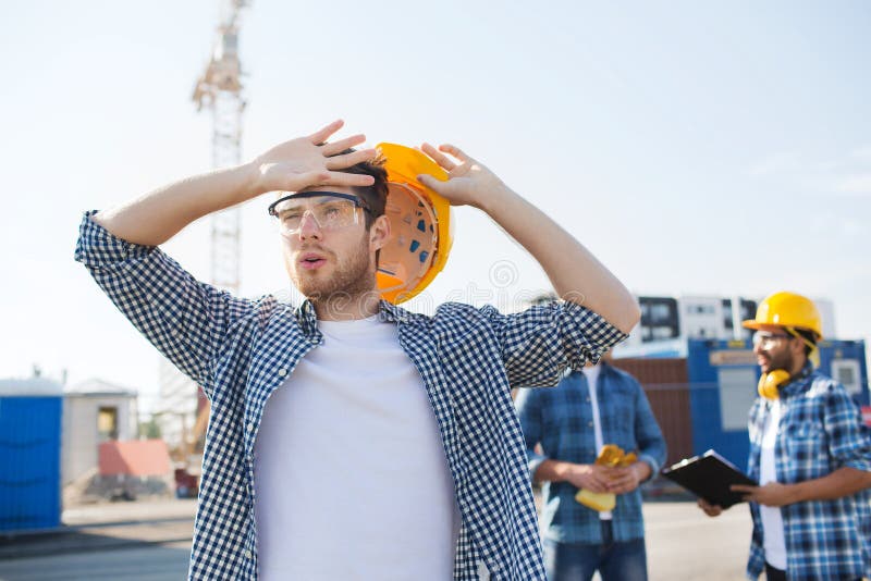 Construction Workers Sweating Stock Photos - Free & Royalty-Free Stock ...