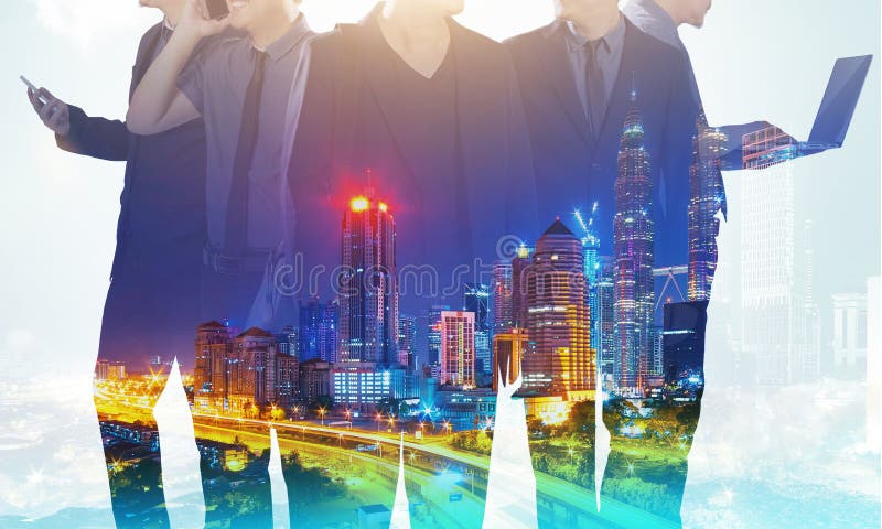 A Group of Business Elite Concept Stock Illustration - Illustration of ...