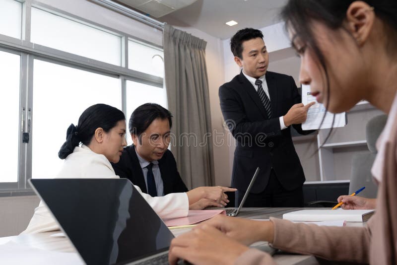 Group of business meeting stock photo. Image of smart - 257043310